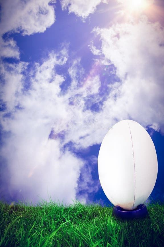 Composite Image of Rugby Ball Stock Illustration - Illustration of ...