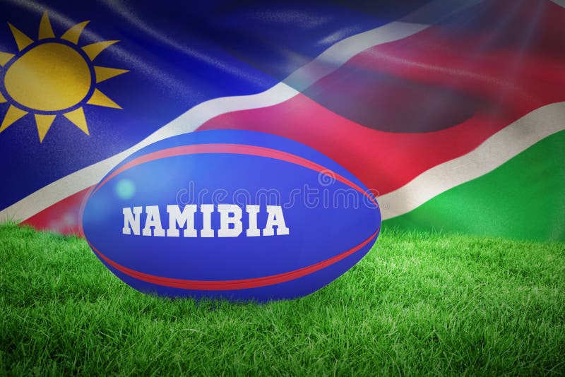 Composite Image of Rugby Ball for Namibia Stock Illustration ...