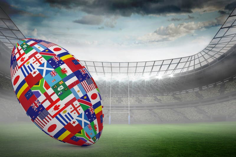 Rugby Union World Cup Team Emblems Logos Editorial Stock Image ...