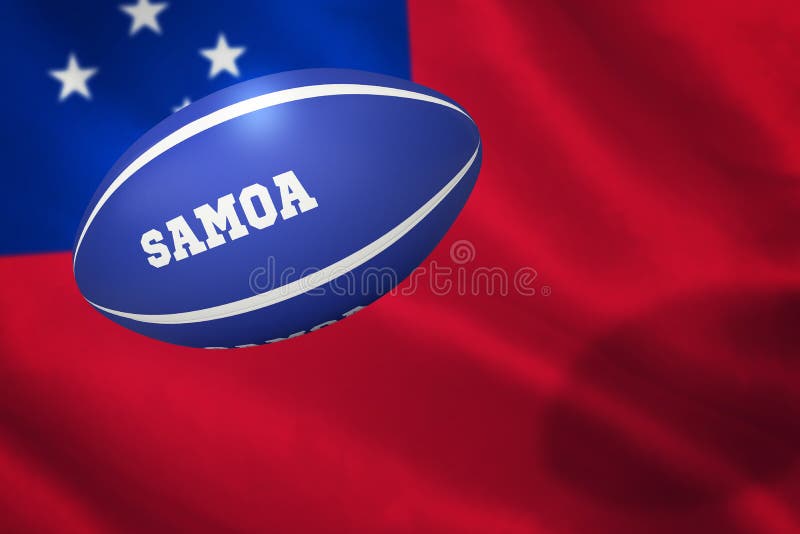 Composite Image of Samoa Rugby Ball Stock Illustration - Illustration ...