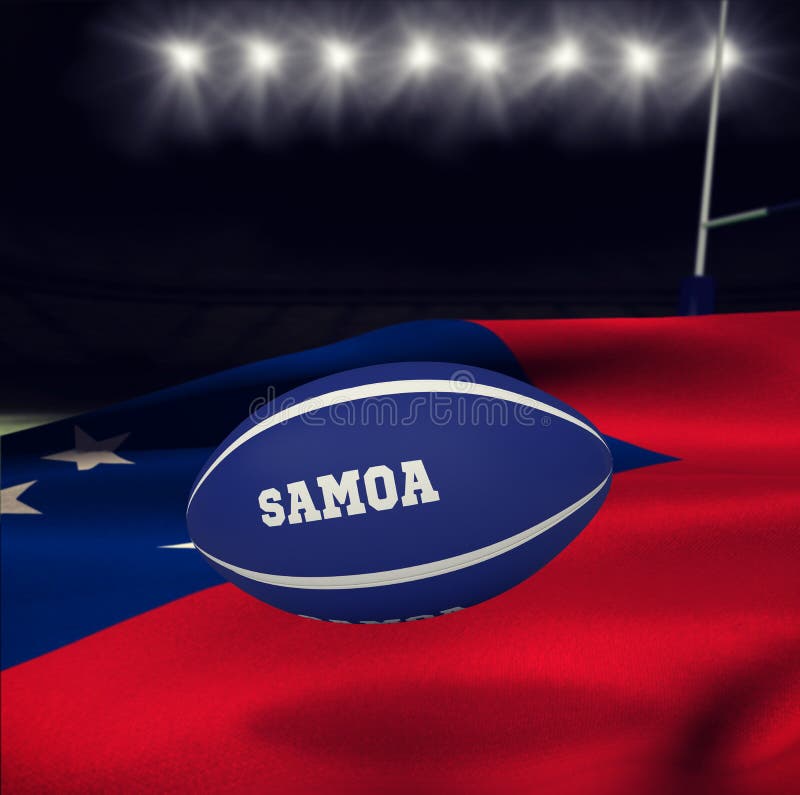 Composite Image of Samoa Rugby Ball Stock Illustration - Illustration ...
