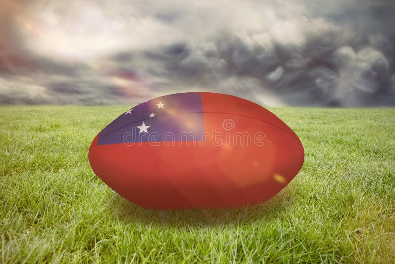 Composite Image of Samoa Rugby Ball Stock Photo - Image of ball ...