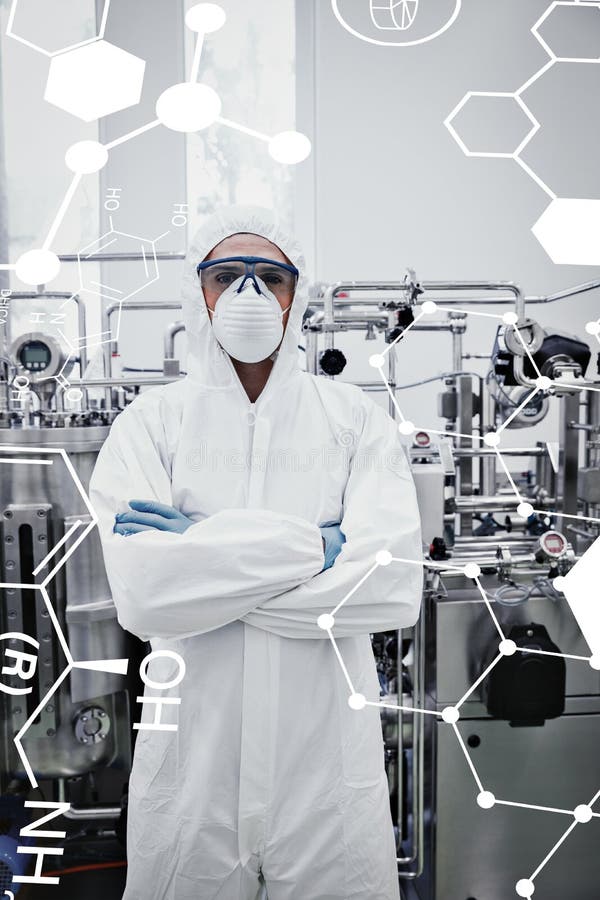 Composite Image of Science Formula Stock Illustration - Illustration of ...