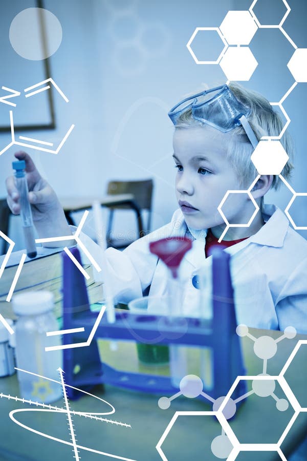 Composite Image of Science Graphic Stock Photo - Image of dressing ...