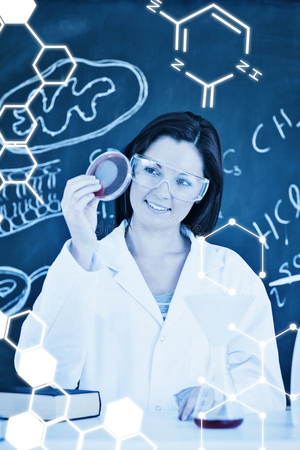 Composite Image of Science Graphic Stock Image - Image of chemical ...