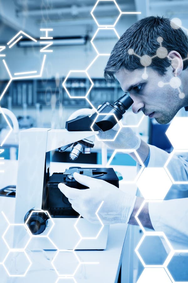 Composite Image of Science Graphic Stock Photo - Image of caucasian ...