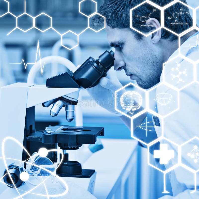 Composite Image Of Science Graphic Stock Photo - Image of expertise ...