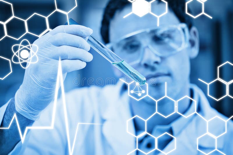 Composite Image of Science Graphic Stock Photo - Image of adult, health ...