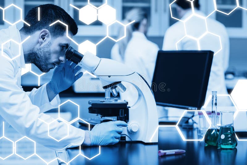 Composite Image of Science Graphic Stock Image - Image of biology ...