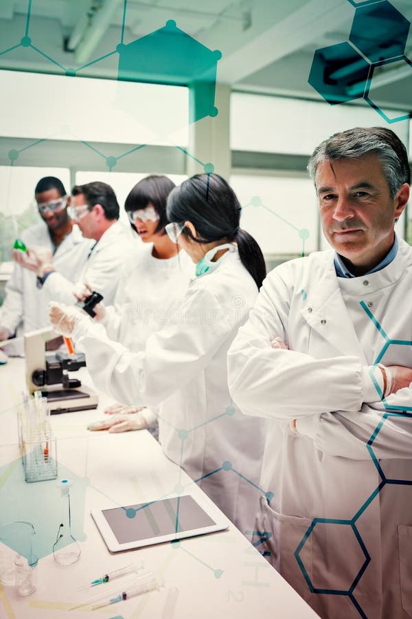 Composite Image of Science and Medical Graphic Stock Illustration ...