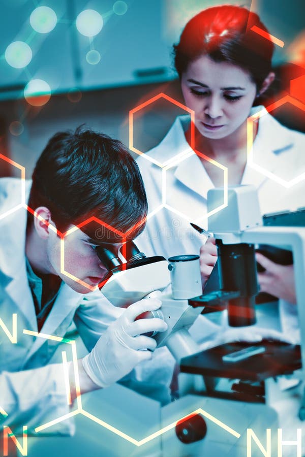 Composite Image of Science and Medical Graphic Stock Illustration ...