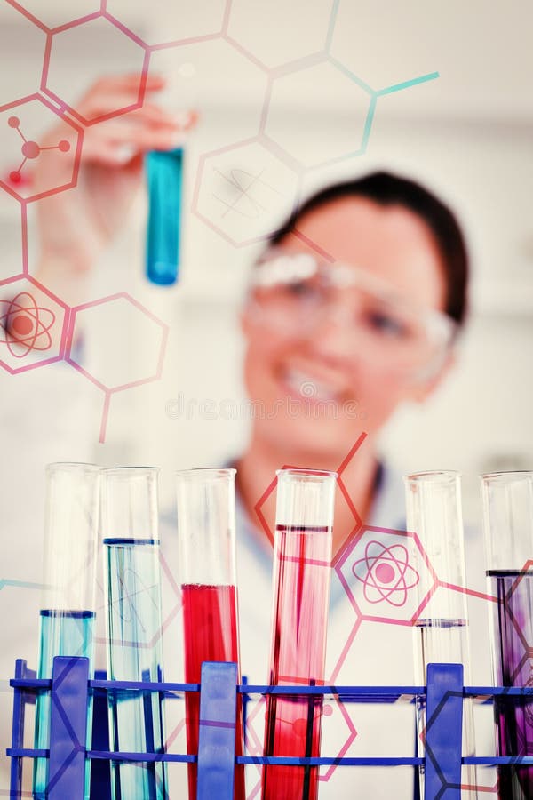 Composite Image of Science and Medical Graphic Stock Illustration ...