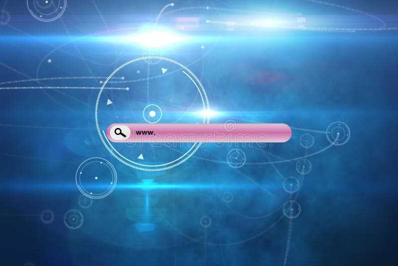 Composite Image of Search Engine Stock Illustration - Illustration of ...