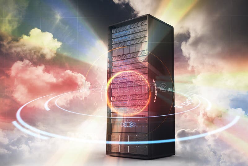 Server tower stock photo. Image of global, server, power - 3644556