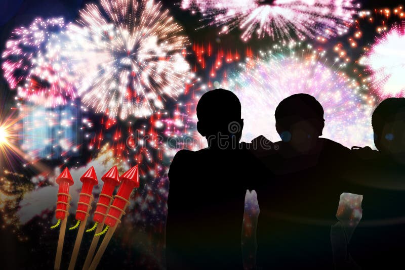 Standing Fireworks Stock Illustrations – 435 Standing Fireworks Stock ...