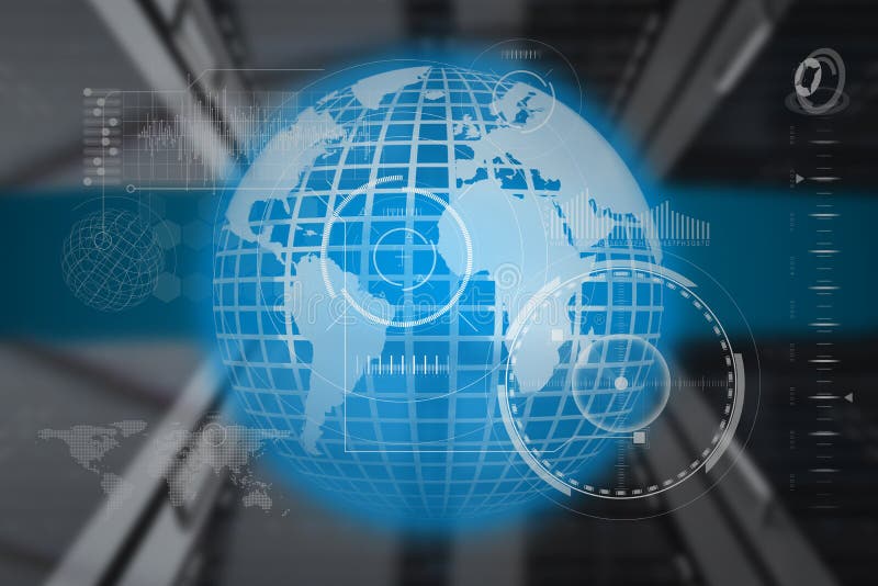 Composite Image of Silver Earth Stock Illustration - Illustration of ...