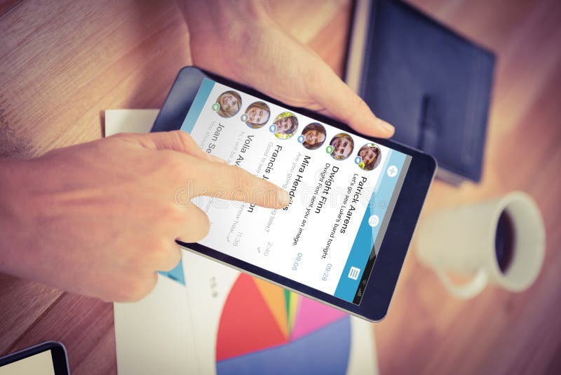 Composite Image of Smartphone App Menu Stock Image - Image of cropped ...