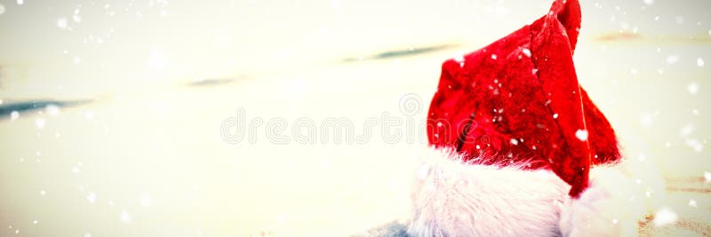 Composite Image of Snow Falling Stock Image - Image of looking ...