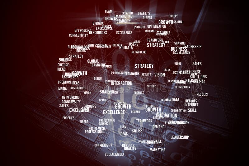 Composite Image of Sphere of Skills Stock Illustration - Illustration ...