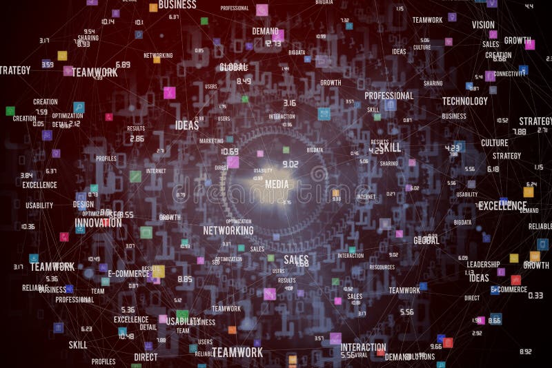 Composite Image of Sphere of Skills and Icons Stock Illustration ...