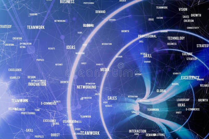 Composite Image of Sphere of Words Stock Illustration - Illustration of ...