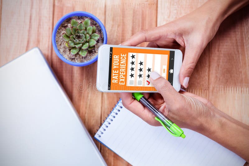 Composite Image of Telephone Test App Stock Image - Image of evaluation ...