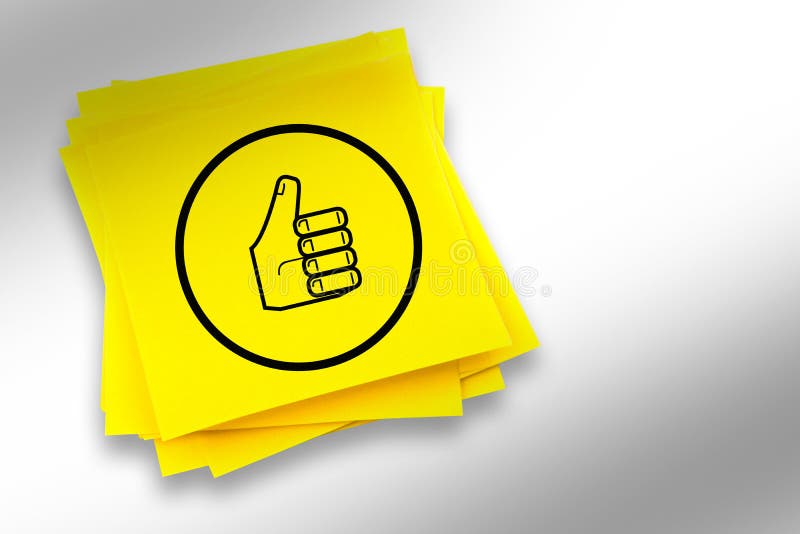 A Composite Image of Thumbs Up Graphic Stock Illustration ...
