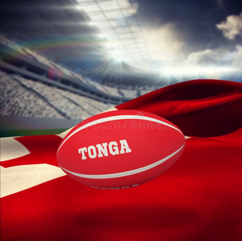 Composite Image of Tonga Rugby Ball Stock Illustration - Illustration ...