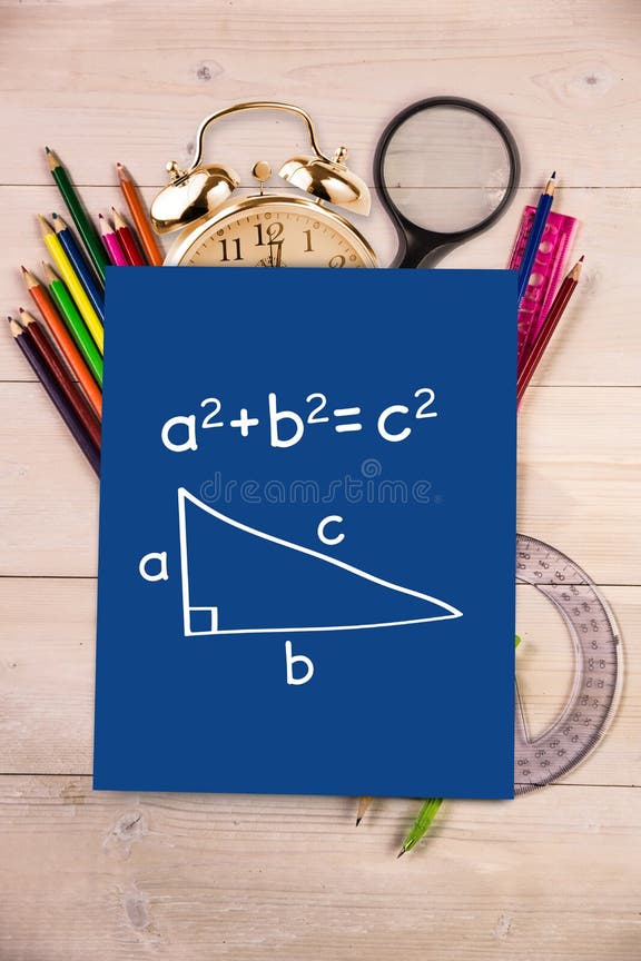 Composite Image of Trigonometry Stock Illustration - Illustration of ...