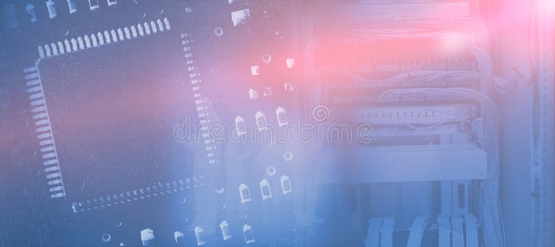 Composite Image of View of Data Technology Stock Image - Image of ...