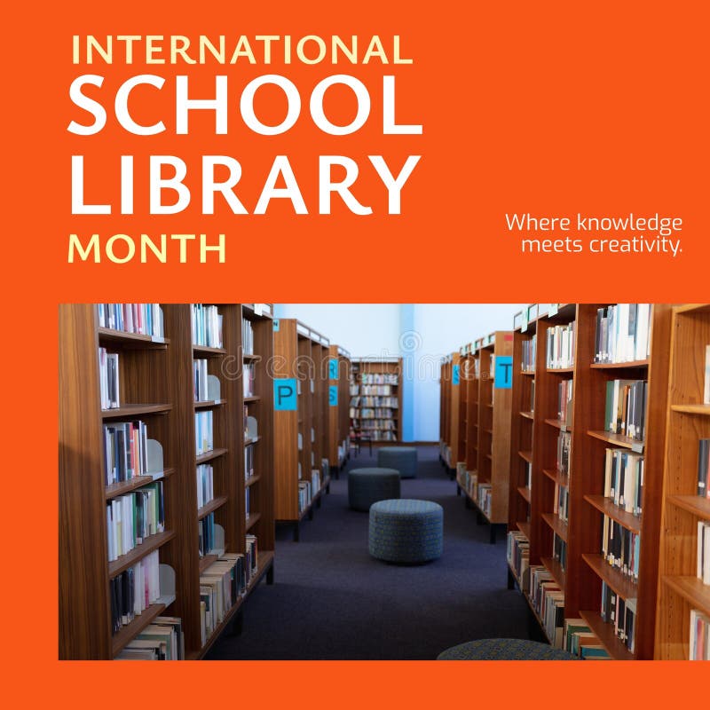 Composite of International School Library Month and Various Books ...