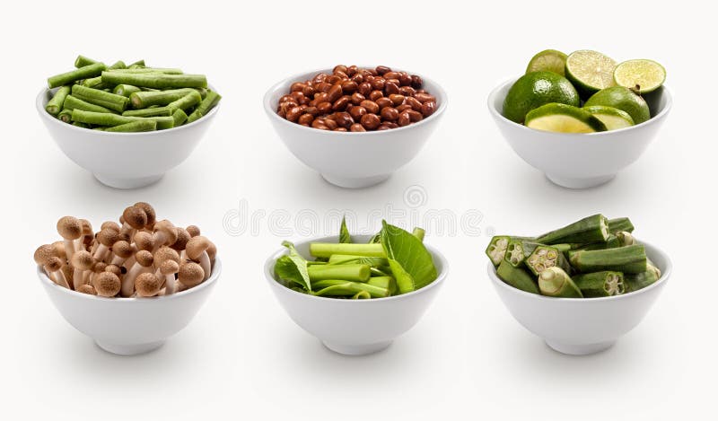 Composite with Many Different Varieties of Ingredients Stock Image ...