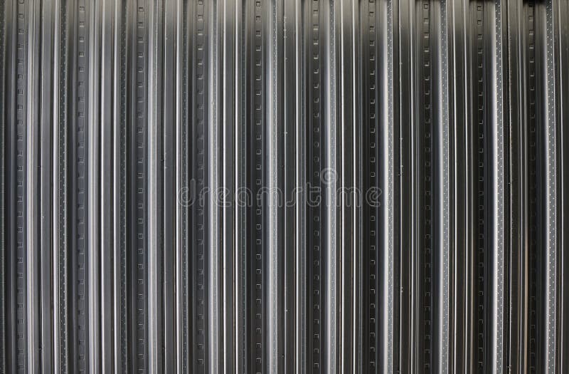 Composite Metal Floor Galvanized Steel Decking Viewed from Underneath ...