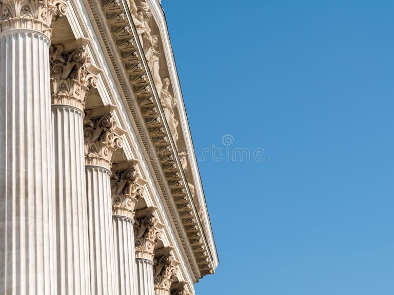 Composite Order of Greek Style Columns Stock Photo - Image of greek ...