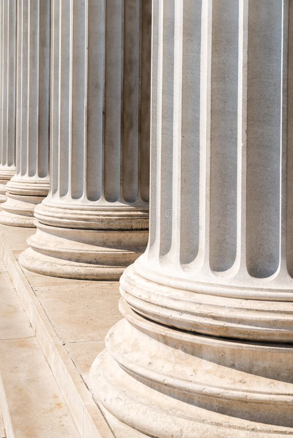 Composite Order of Greek Style Columns Stock Image - Image of doric ...