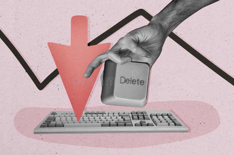 Cursor Hand Delete Button Stock Photos - Free & Royalty-Free Stock ...