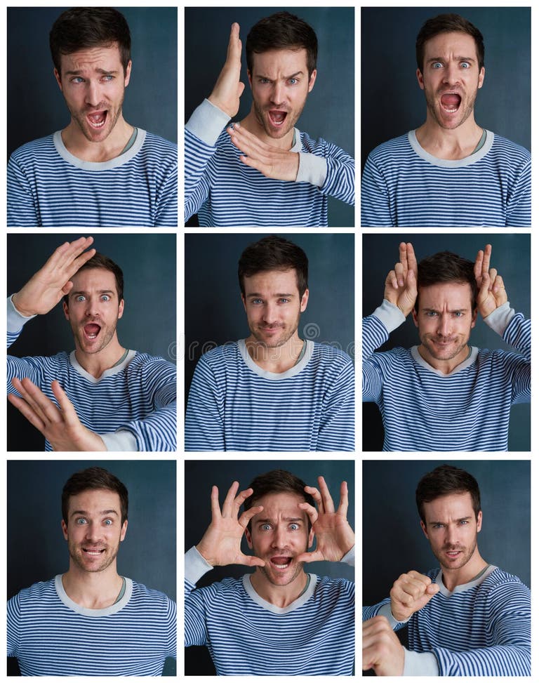 One Man Many Faces Stock Photos - Free & Royalty-Free Stock Photos from ...