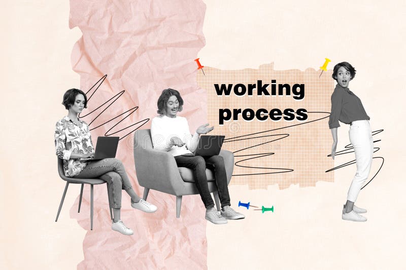 Composite Trend Artwork 3D Sketch Image Collage of Human Resources ...