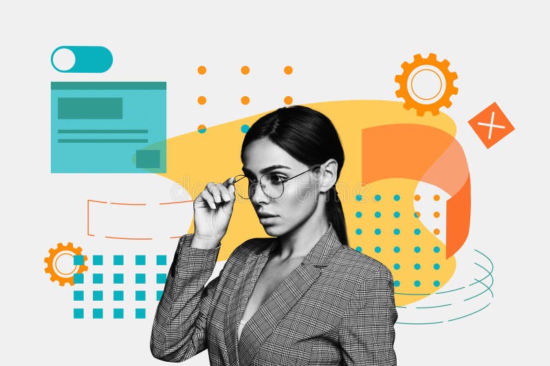 Composite Trend Artwork Sketch Image Photo Collage of Workspace ...