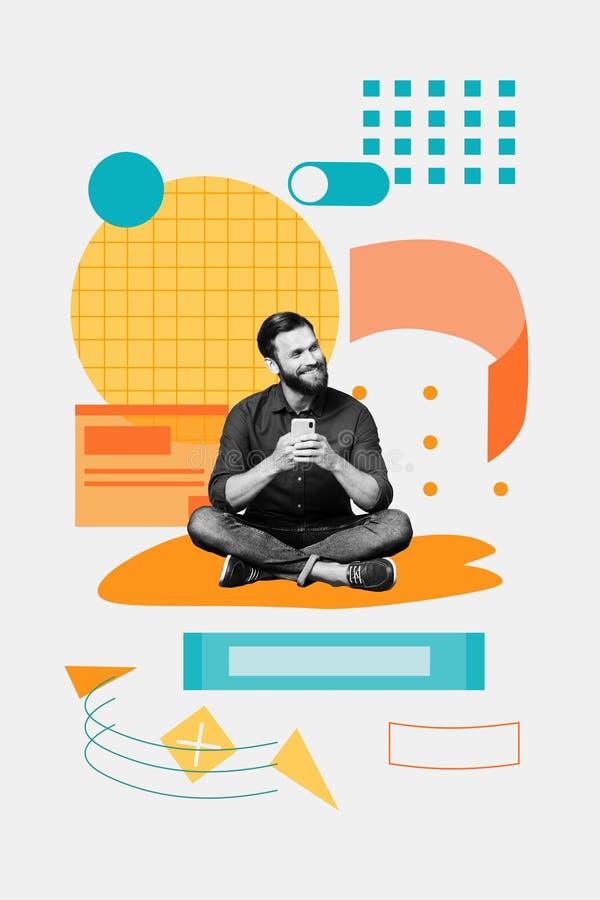 Composite Trend Artwork Sketch Image Photo Collage of Workspace ...