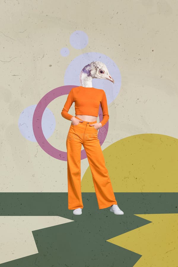 Composite Vertical Collage Image of Mini Cropped Girl Legs Big Daisy ...