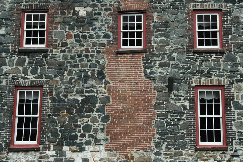 Composite wall stock photo. Image of savannah, brick, cobblestones - 186468