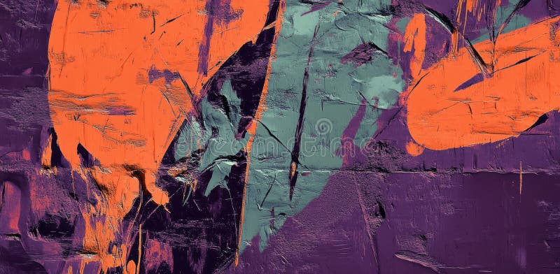A Composition of Abstract Diagonal Lines with Paint Splatter Stock ...