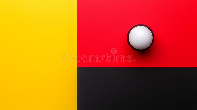 A Composition of Abstract Geometric Shapes in Shades of Red, Black, and ...