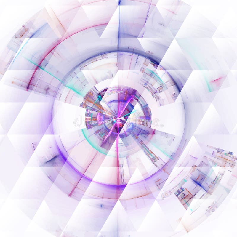 Composition of Abstract Radial Grid Stock Vector - Illustration of ...