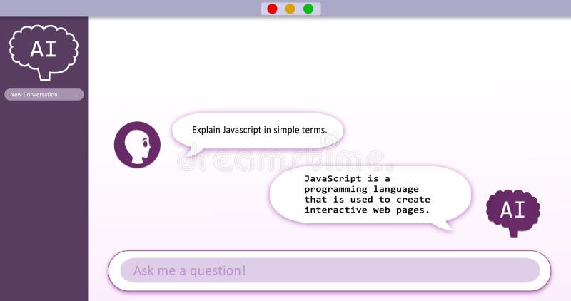 Composition of Ai Chat Icons and Speech Bubbles with Text on Blue ...