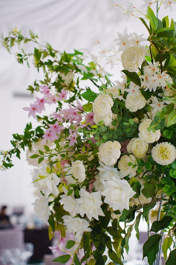 Composition of Artificial Flowers. Stock Photo - Image of garden, decor ...