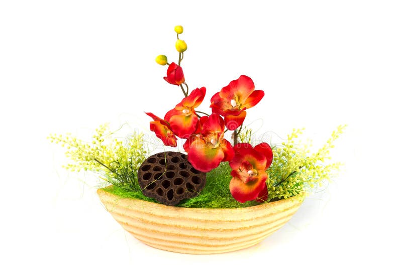 Composition with Artificial Flowers Stock Photo - Image of beautiful ...