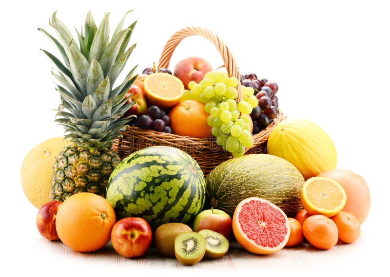 Composition with Assorted Fruits Stock Photo - Image of grapefruit ...