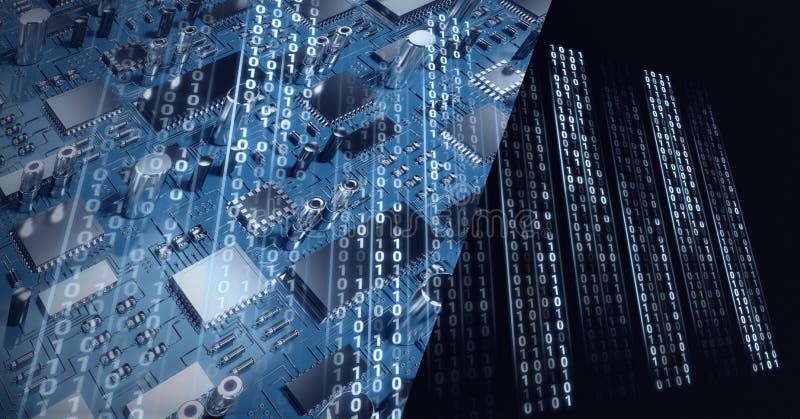 Composition Of Binary Coding Processing Over Computer Circuit Board